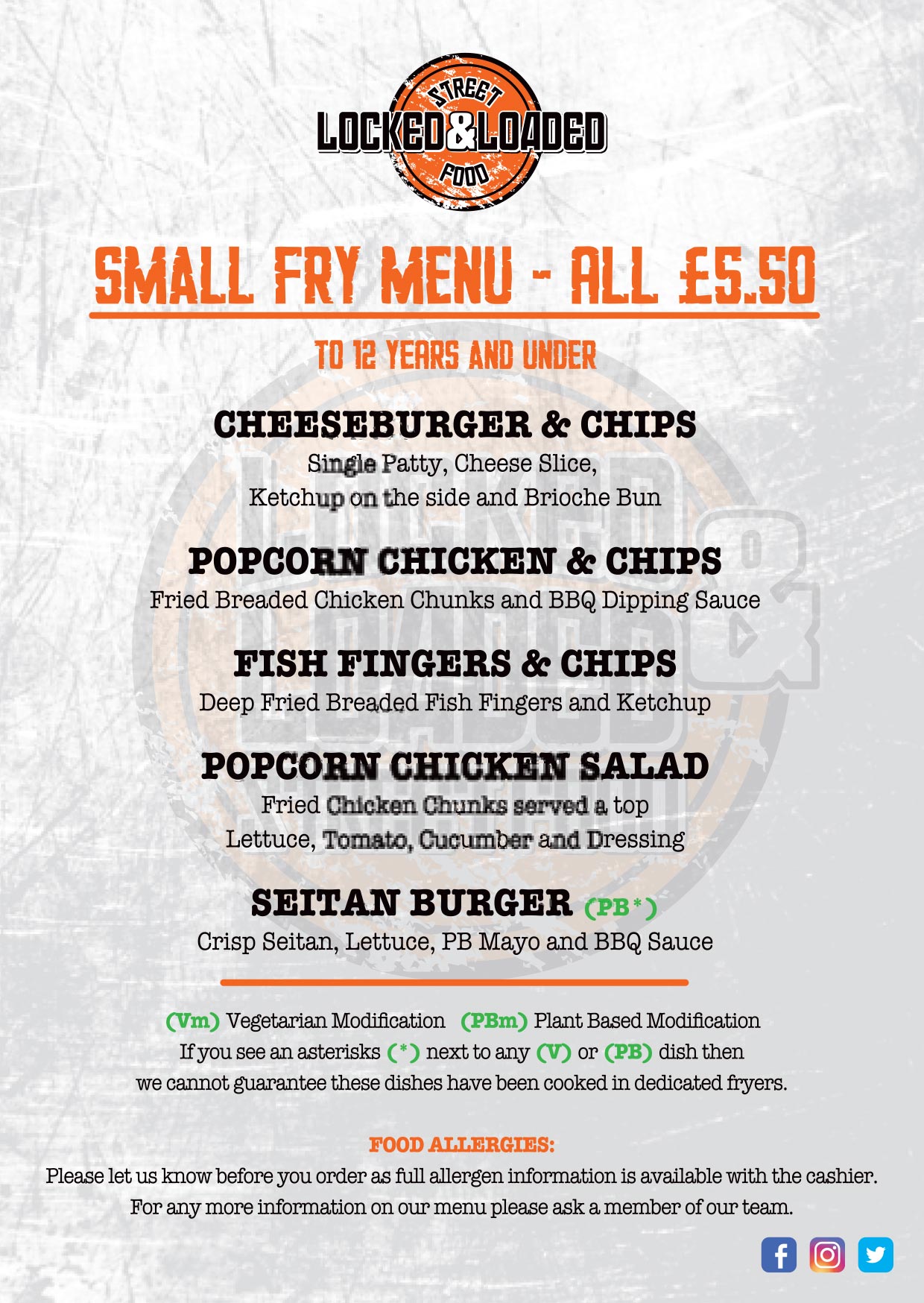 Food & Drink Menus | Birdies Bar in Birmingham